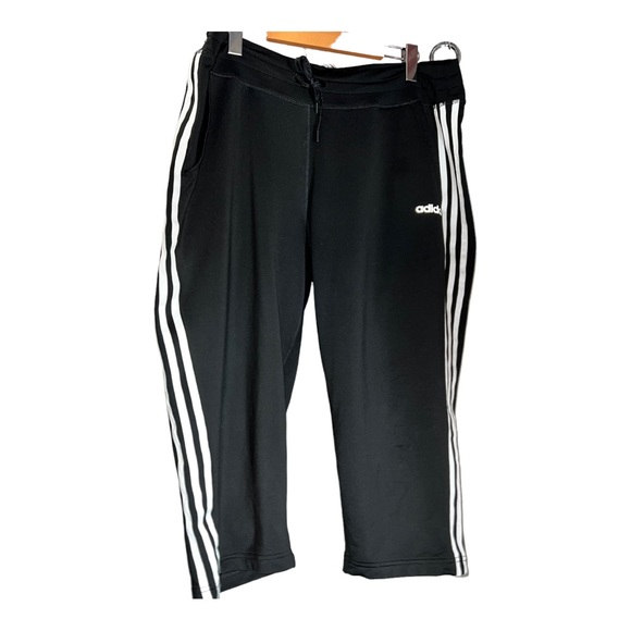 adidas | Pants & Jumpsuits | Adidas Black Workout Active Capris 3 ...